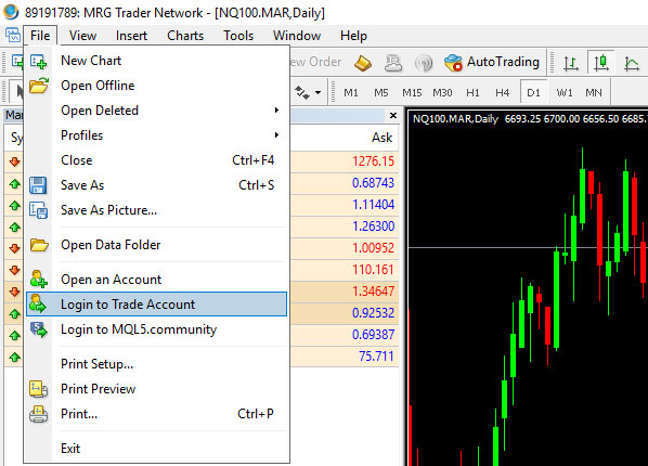 Bagaimana Cara Login Metatrader 4 (MT4) di PC atau Laptop – Traders Family Help Center